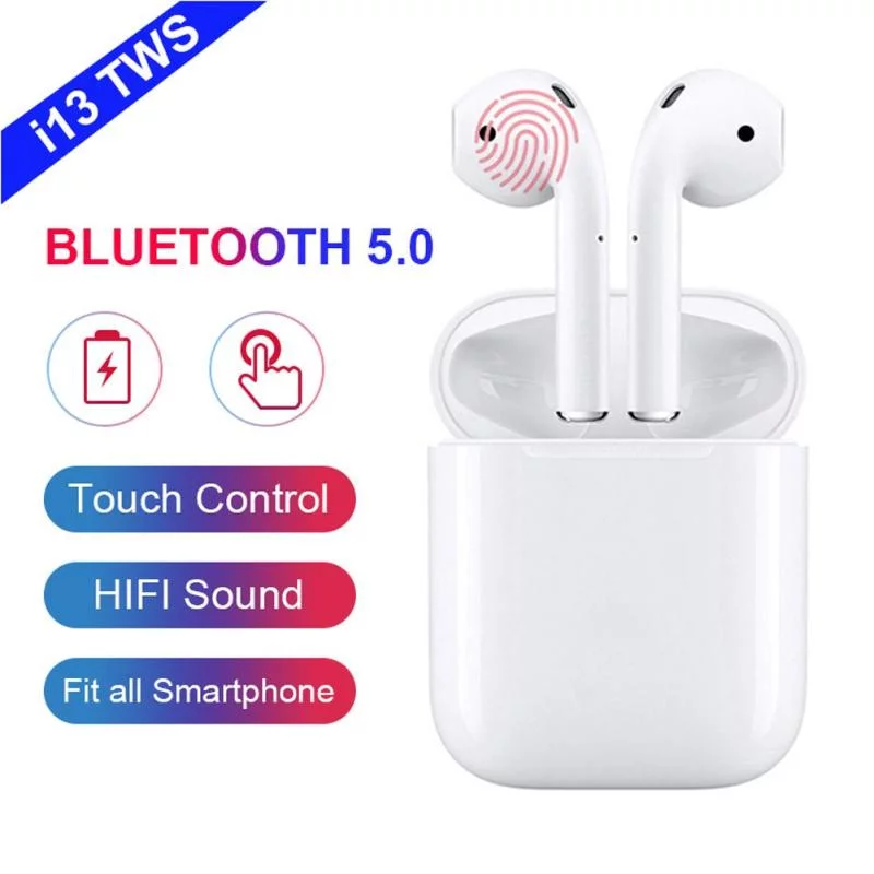 Sluchátka i13-TWS s dokovací stanicí Bluetooth | Pepova sleva ...