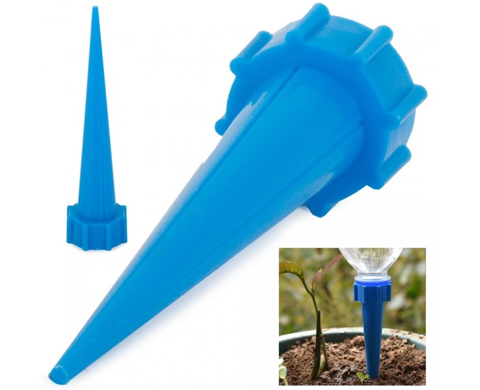 Zavlažovací hroty Spike Drip - 10x zavlažovač s odkapávacím ventilem ...